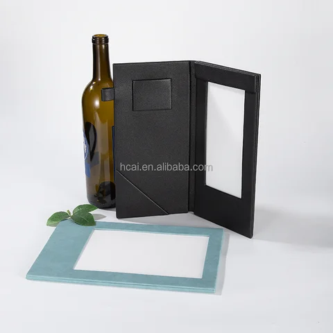 Buy High-definition Led Lighting Menu Pvc Faux Leather Bill Folder ...
