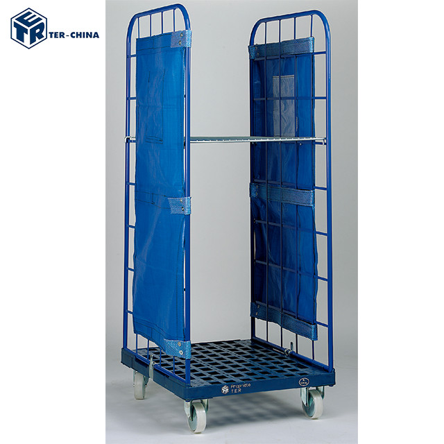 Buy High Standard Storage Roll Cage Cover Metal Container Tarpaulin ...