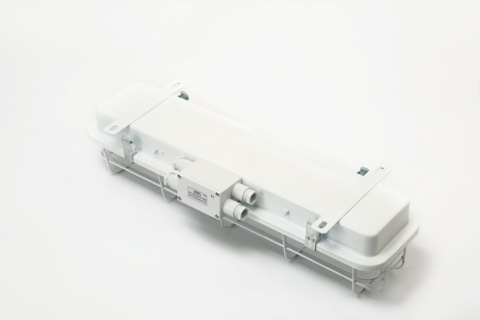 Buy Jcy23-2ef T8 Waterproof Steel Sheet Double Tube Marine Fluorescent ...