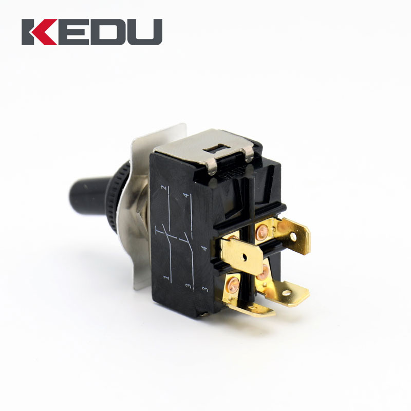Buy Kedu Hy29e 4 Pin Toggle Switch With Waterproof Rubber Toggle Switch ...
