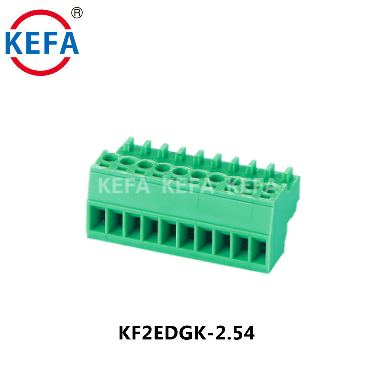 Buy Kefa Kf2edgk-2.54 Terminal Block Pa66plastic 2.54mm Pcb Pluggable ...