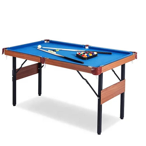 Buy Kids Game Mini Pool Table 4.5ft Small Size Folding Billiard Table ...