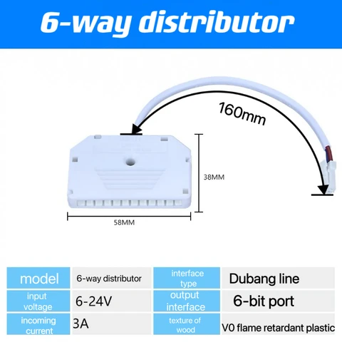 Buy Led Light Junction Box 3 Position 6 Position Light Bar Connector ...