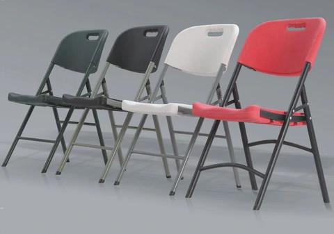 Buy Modern Design Metal Folding Chair Rectangle Plastic Style For ...