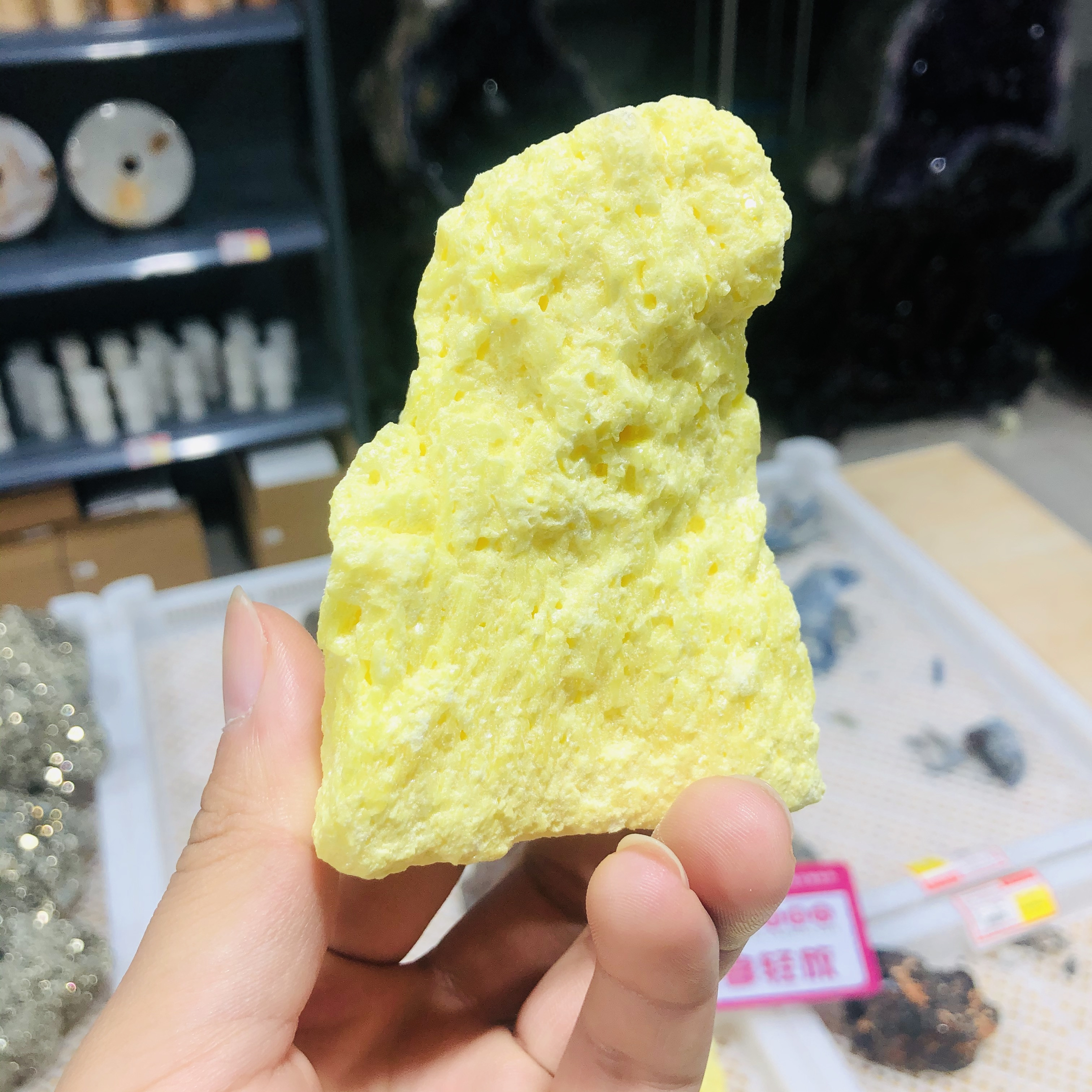 Buy Natural High Quality Native Sulfur Rough Stone Crystal Sulfur ...