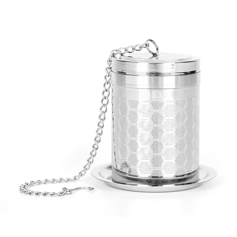 Buy New Portable Reusable Metal Mesh Tea Strainer Stainless Steel Tea ...
