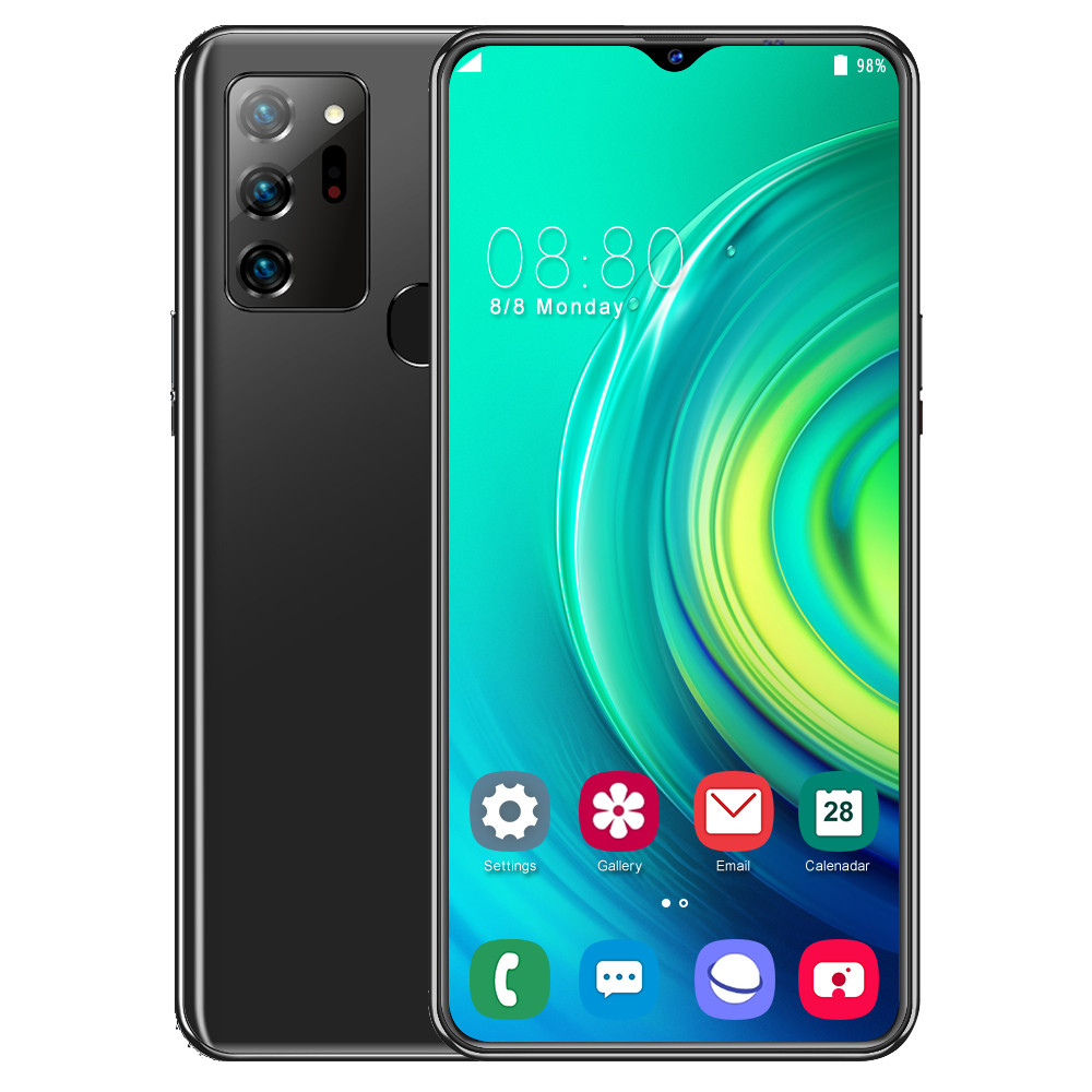 Buy Note 20u+ Fingerprint Unlock Smart Phone 6.7inch Hd+ Mobile Phone ...