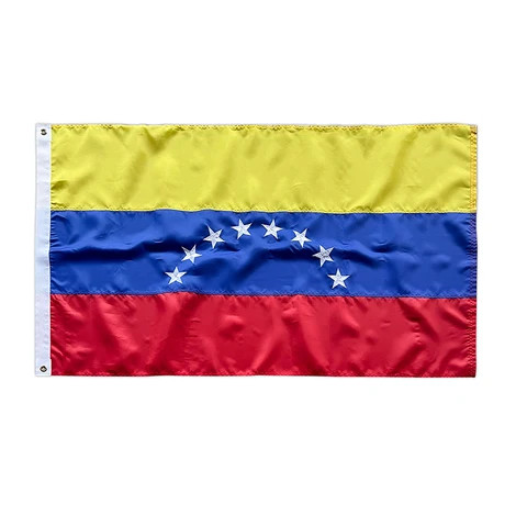 Buy Outdoor Hanging 3x5ft Venezuelan Flag Embroidered Flag Of Venezuela ...