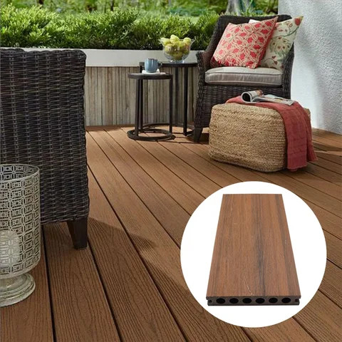 Buy Outdoor Waterproof Wood Plastic Composite Interlocking Tiles Co ...