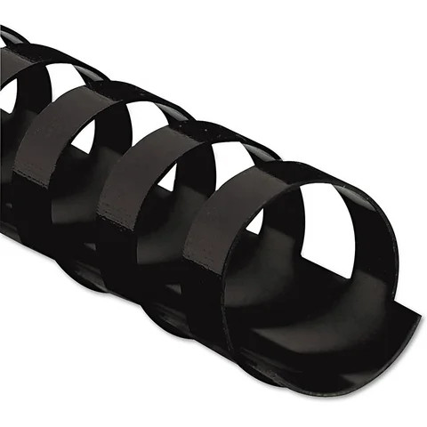 Buy 100 Pack A4 Binding Size 8mm Black White Plastic Binding Rings ...