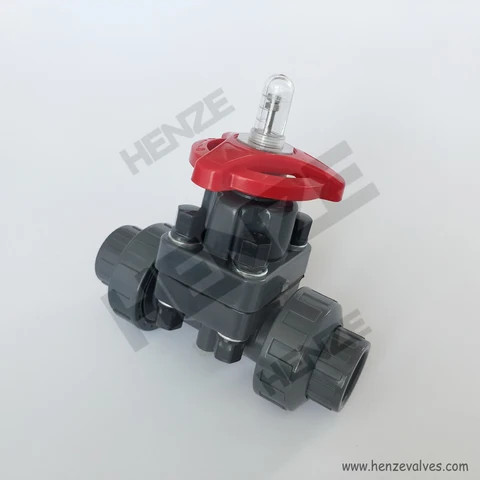 Buy Plastic Upvc, Cpvc, Pph, Pvdf, Frpp Threaded Diaphragm Valve from Henze Valves Corporation ...