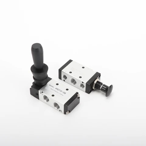 Buy Pneumatic Hand Lever Air Control Valve 4h Series Aluminum Alloy 5/2 ...