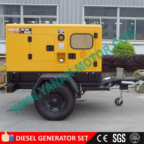 Buy Portable Trailer Diesel Generator Price 30kw Silent Power Free ...