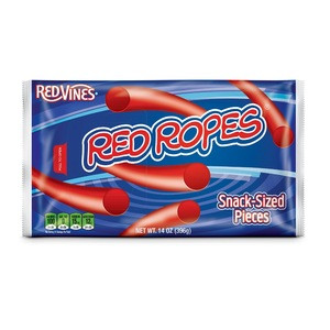 Buy Red Vines Red Ropes Candies 4oz Laydown Bag 12 Ct Case Pk from ...