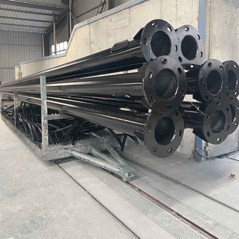 Buy Round Conical Taper Street Lighting Pole/casting Outdoor Street ...