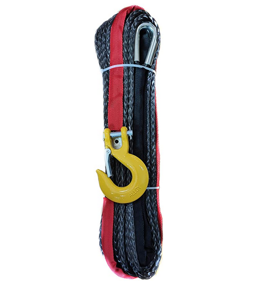 Buy Rugcel Winch 3/8" X 100' Synthetic Winch Rope With Hook, Winch ...