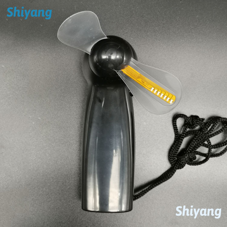 Buy School Gift Air Cooling Green Led Custom Message Fan Battery ...