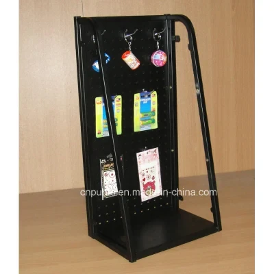 Buy Single Sided Steel Pegboard Display Battery Counter Stand (phy170 ...