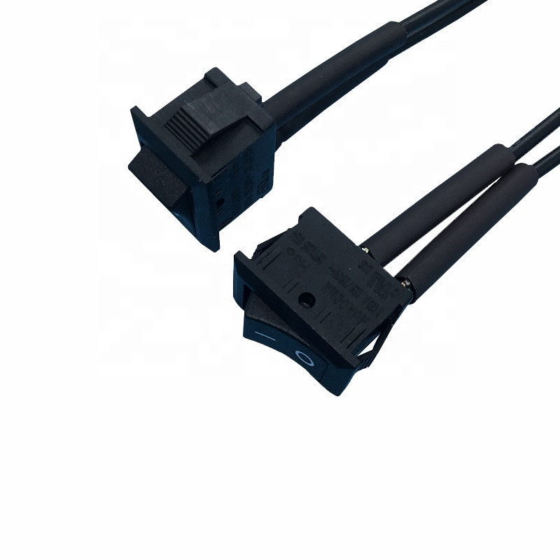 Buy Smh 2pin White Male Connector With Black On-off 2pin Switch Kcd 104 ...