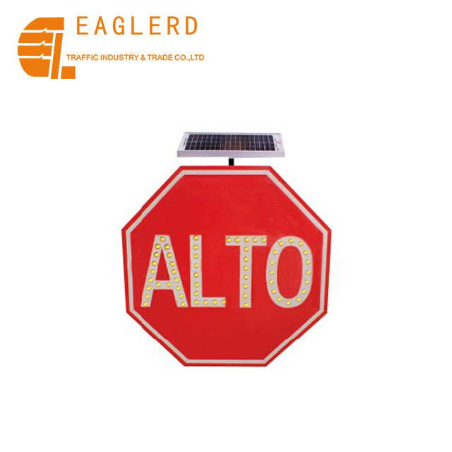 Buy Solar Led Traffic Signs, Stop Signs , Road Warning Signs from ...