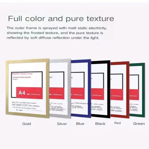 Buy Spot Pvc Magnetic Photo Frame Business License Picture Frame ...