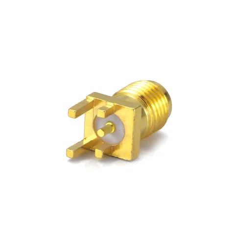 Buy Straight 27ghz Pcb Edge Mount Sma Female Connector Rf Coaxial ...