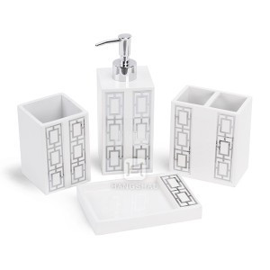 Buy Sweetly Home Luxury Bathroom Accessories Set Polyresin Bathroom Set ...
