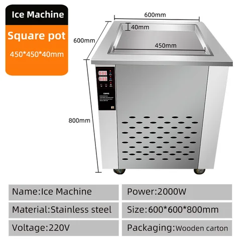 Buy Table Top Counter Top Desktop Fried Ice Cream Machine /fry Roll Ice ...