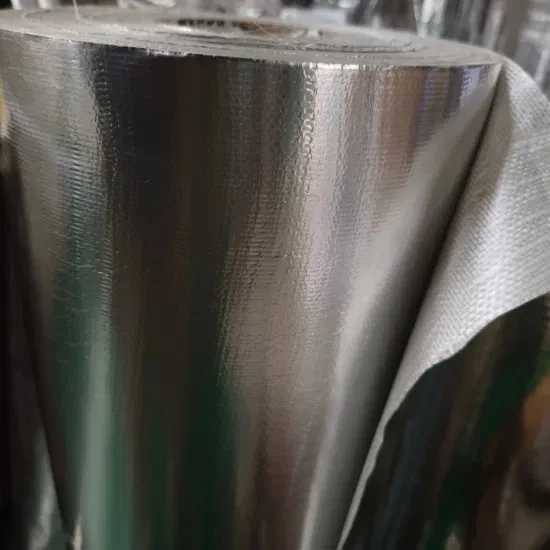 Buy Thermal Reflective Smooth Vapor Barrier Aluminum Foil Fiberglass ...