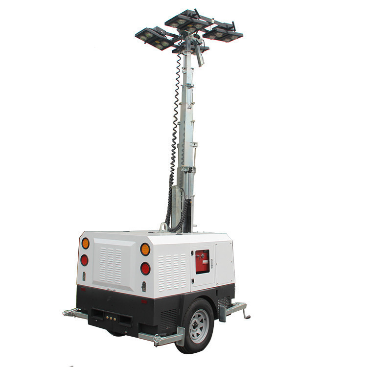 Buy Truck Mounted Telescopic Light Tower Pole Working Light Tower from ...