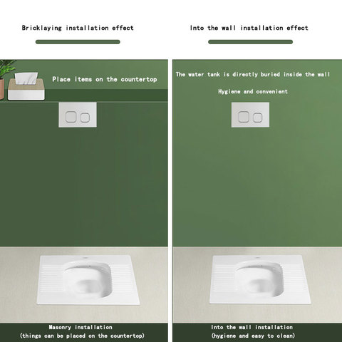 Buy Ts008g Concealed Cistern Toilet Automatic Flush Sensor Toilets ...