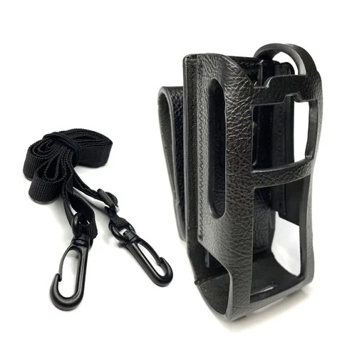 Buy Two Way Radio Hard Leather Carry Case With Belt Loop Carrying Case ...