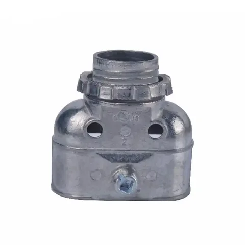 Buy Ul Certified 3/8" Flexible Duplex Conduit Connector Steel Zinc Pipe ...