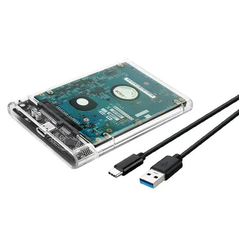Buy Usb C Type C 3.0/2.0 Hdd Enclosure 2.5 Inch Sata Ssd Hard Drive ...