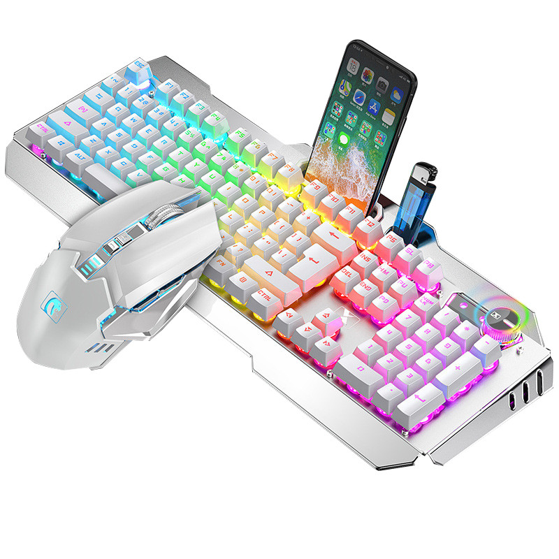 Buy Wireless Keyboard And Mouse Suspended Keycap Design Keyboard+mouse ...
