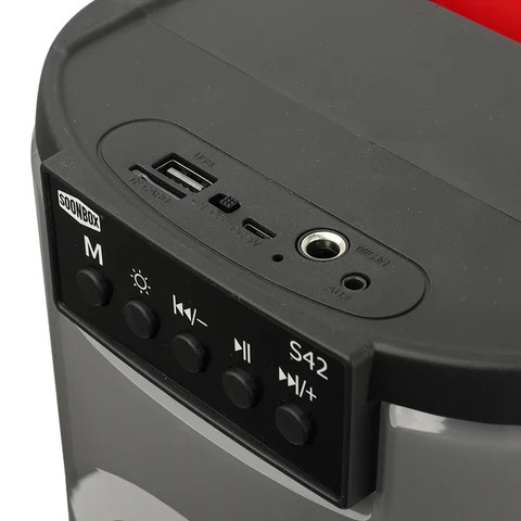 Buy Wireless Speakers Portable Rgb Light Loudspeaker Subwoofer Party Dj ...