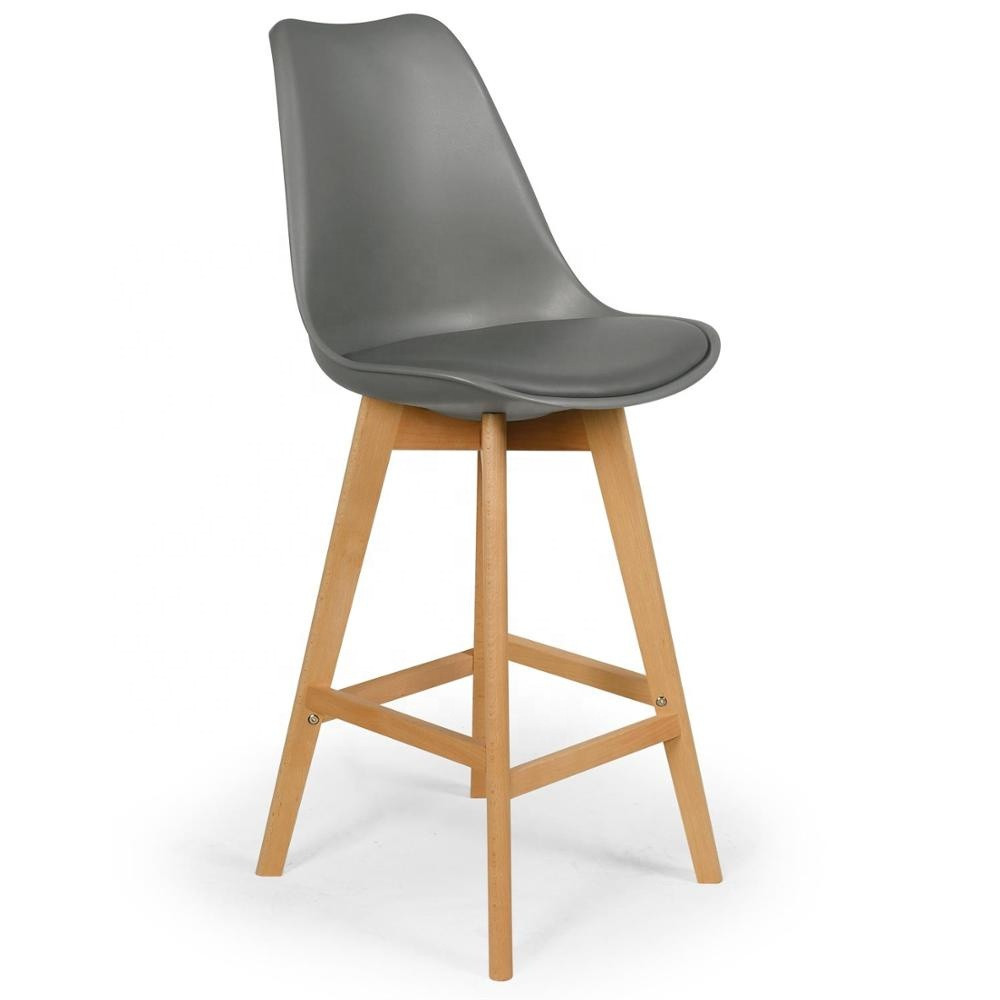 Buy Wood Bar Stools Modern Chair Counter Top High Chairs Taburetes De ...