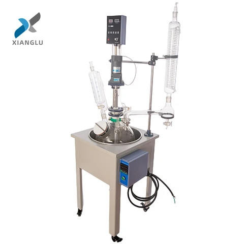 Buy Xianglu Single Layer High Pressure 20l Glass Reactor Chemical ...