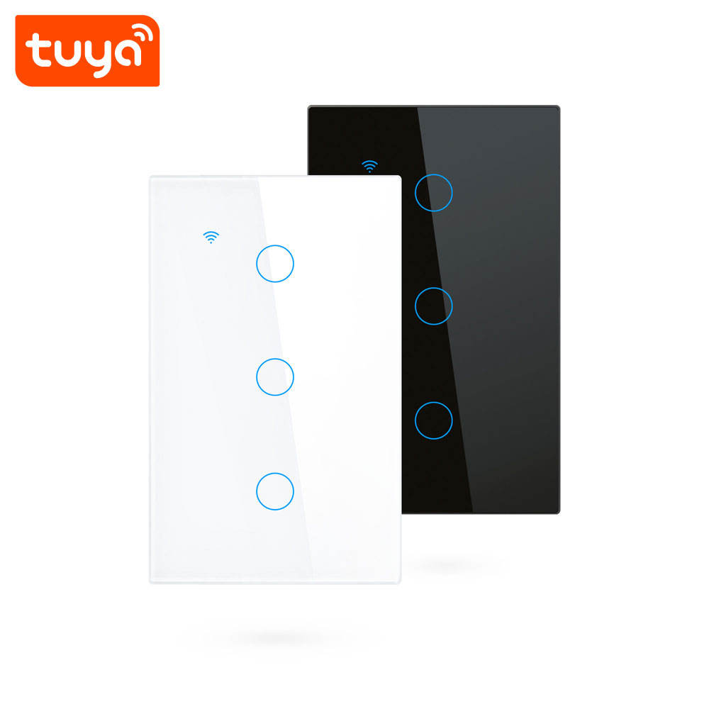 Buy Tuya Smart 1 Gang/ 2 Gang/ 3 Gang/ 4 Gang Wi-fi Us Touch Switch ...