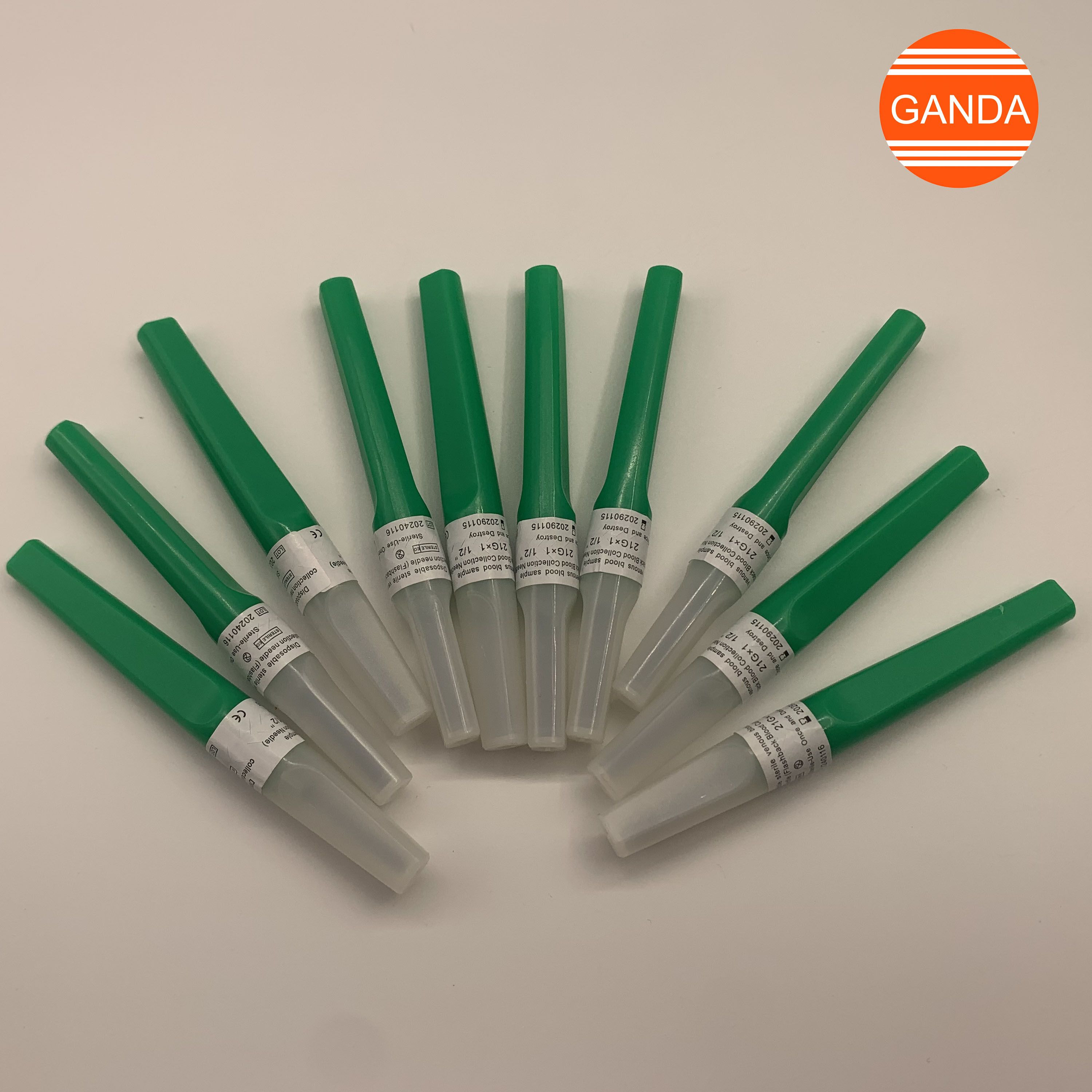 Buy Disposable Flashback Blood Collection Needle from Ganda Medical ...