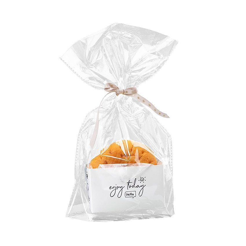 Buy Transparent Home Compostable Cellophane Christmas Bread Gift Bags ...