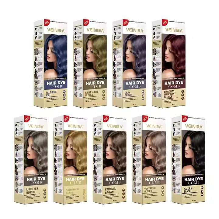 Buy Oem Hair Dye And Magic Dye Comb All-in-one 168ml Easy For Coloring ...