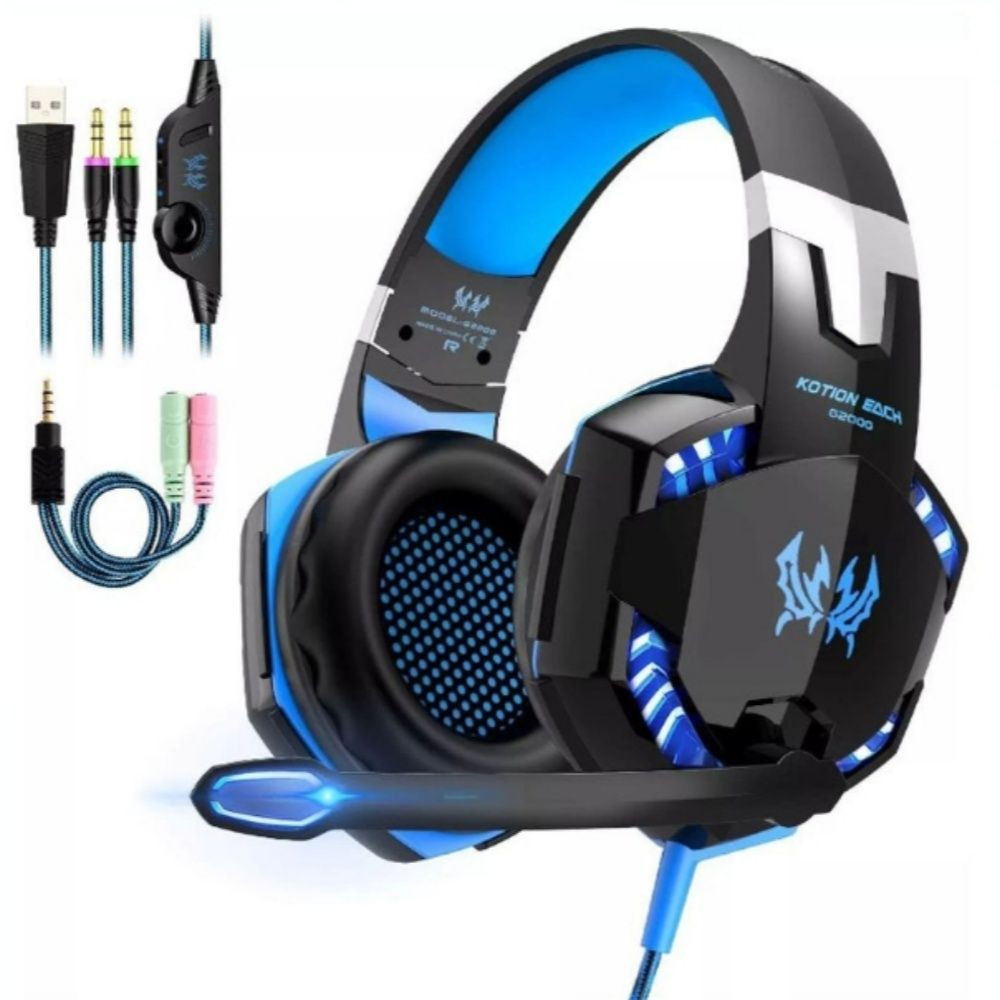 Buy G2000 Gaming Headset Microphone Compatible With Ps4 Ps5 Xbox One Pc ...