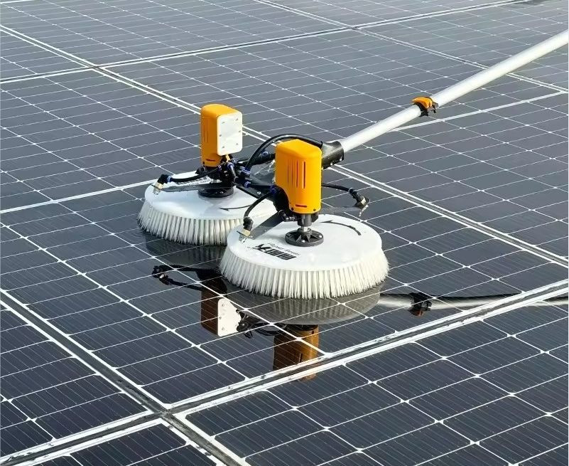 Buy Roof Cleaning Brush Double Head Electric Cleaning Brush Kits For ...