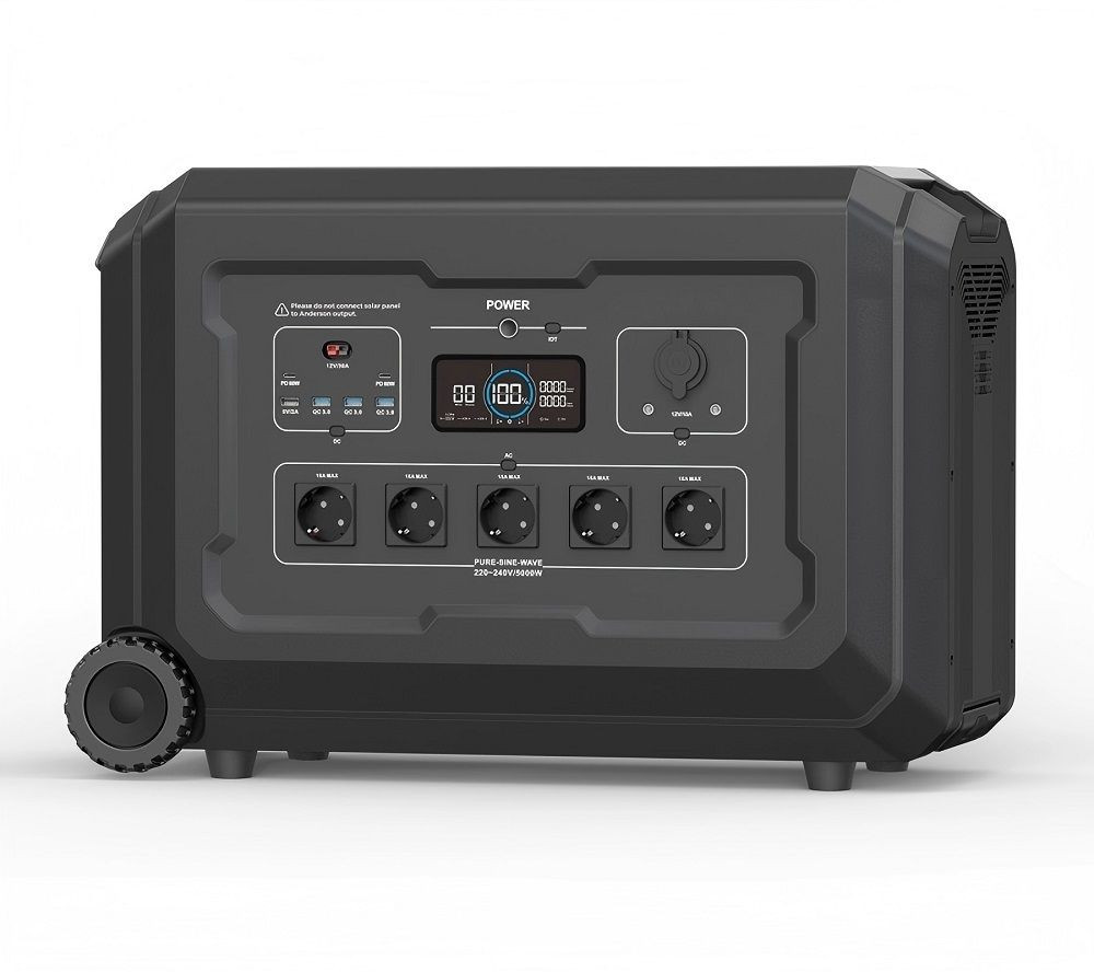 Buy S5 5kw Portable Solar Generator 5040wh Home Emergency Power Backup ...