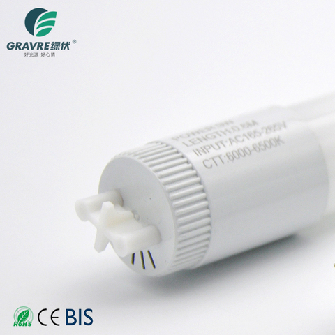 Buy 1200 Lumen 12w 6500k 900mm Smd T8 Led Glass Fluorescent Tube Light ...