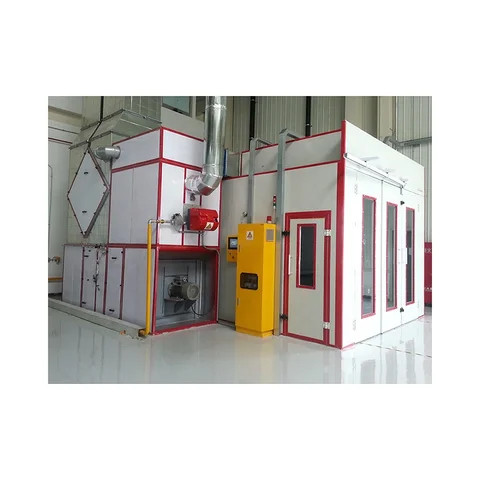 Buy 2021 Customized Color 15kw Eps Or Rock Wool Wall Panel Diesel Heating Spray Paint Booth For ...
