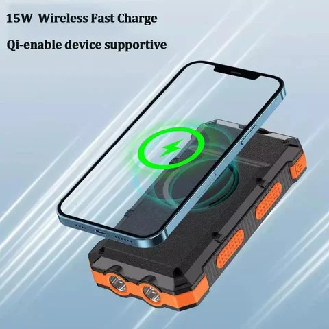 Buy 2024 Fast Charge Magnetic Power Banks Wireless Solar Power Banks ...