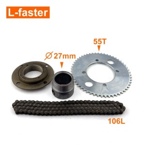 Buy 24v 250w Chain Drive Escooter Motor With 25h Chain Wheel And Twist ...