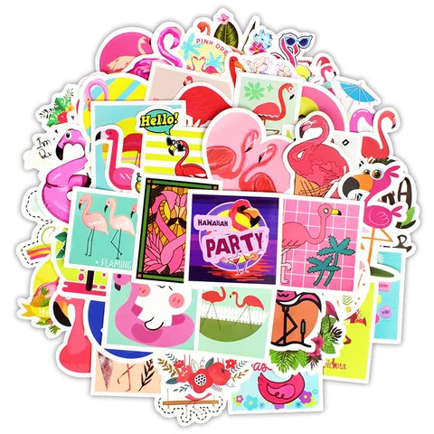 Buy Animal Cute Cartoon Vinyl Stickers For Water Bottles Laptop ...